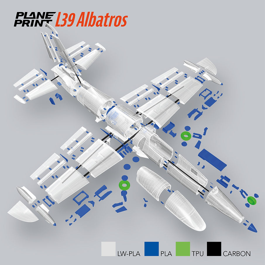 L39 Albatros Planeprint